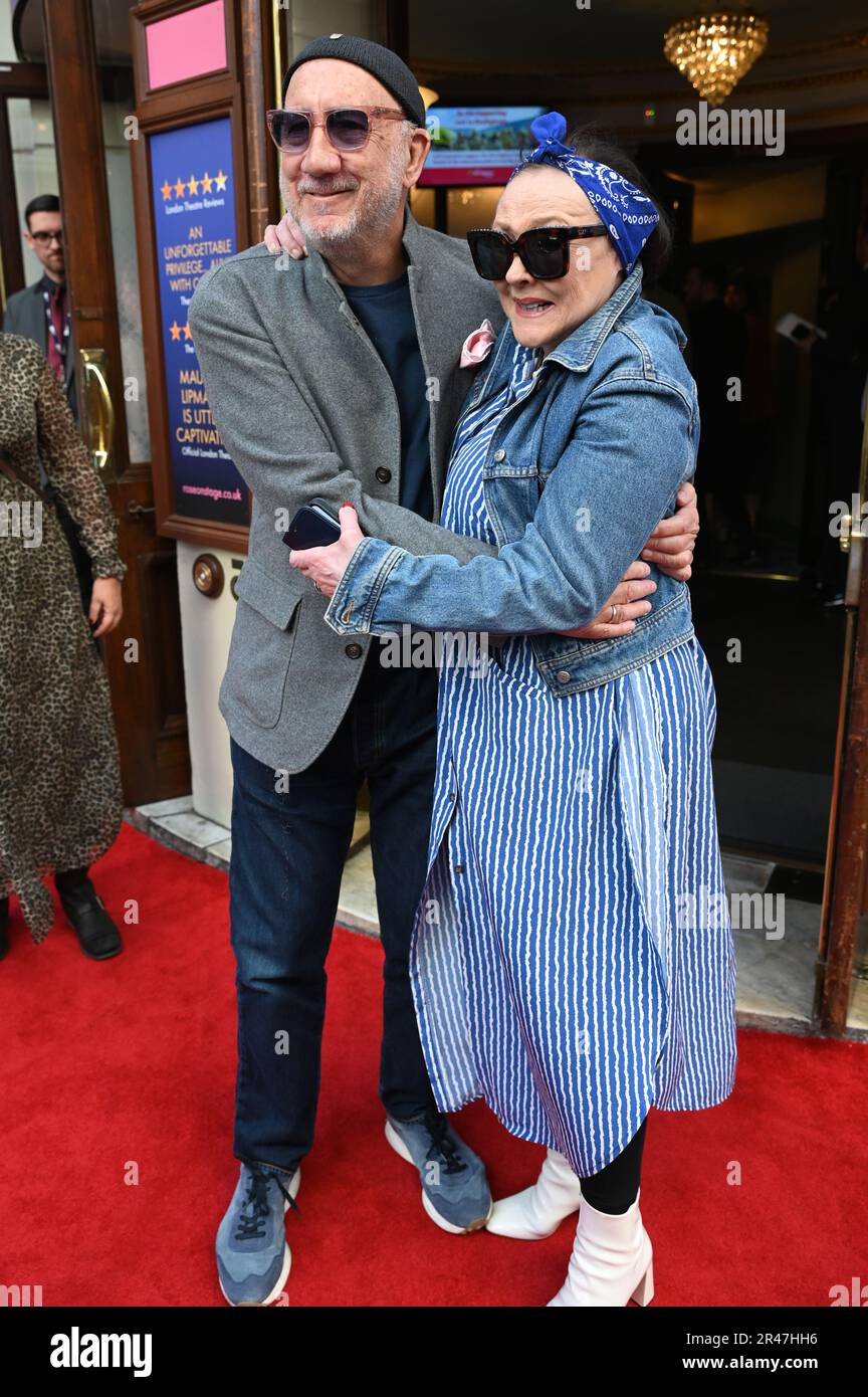 London, UK. 26th May, 2023. Pete Townshend and Frances Barber attends ...