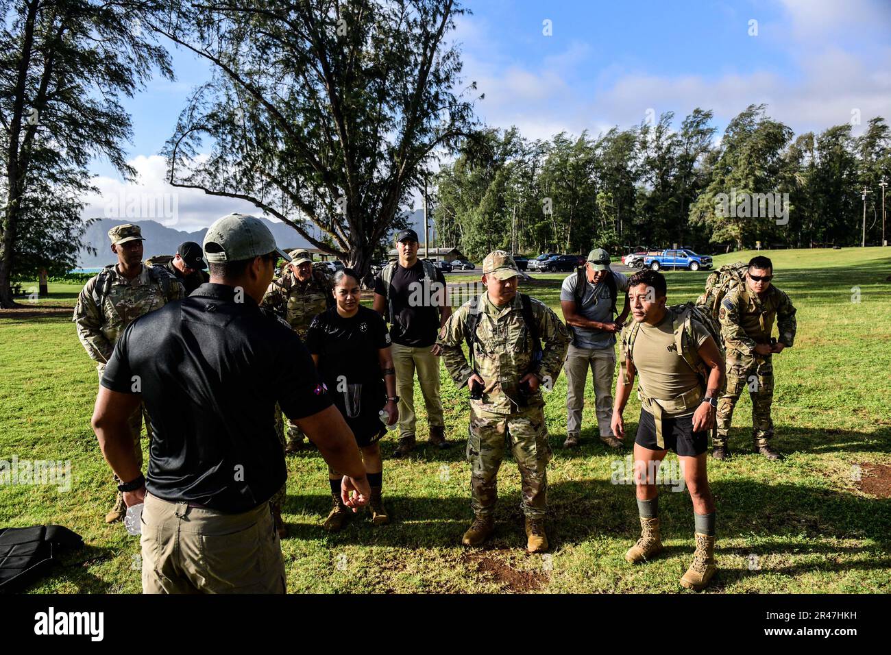 Members of the Defense POW/ MIA Accounting Agency (DPAA) prepare for ...