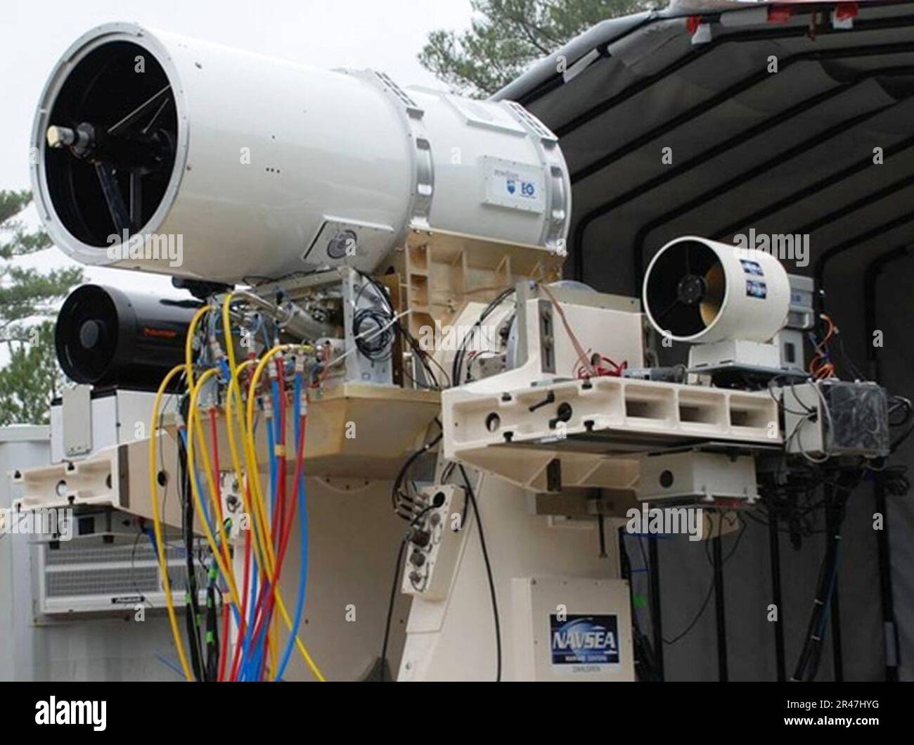 United States Navy Laser Weapon System Stock Photo - Alamy