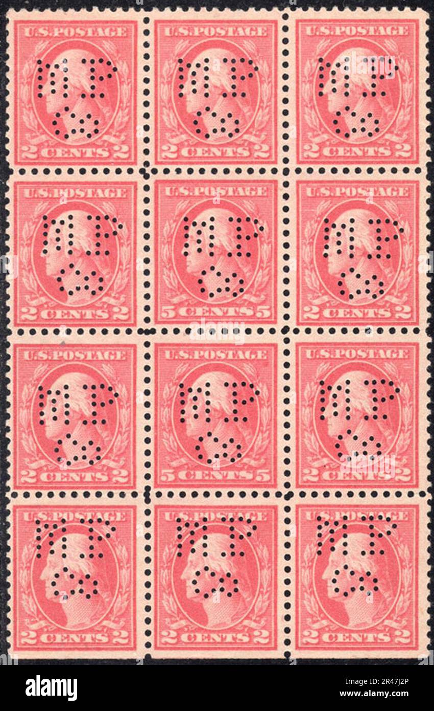 Perfin hi-res stock photography and images - Alamy