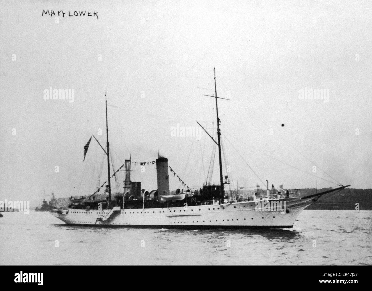 United States Presidental yacht USS Mayflower, 1912 (20175424446 Stock ...
