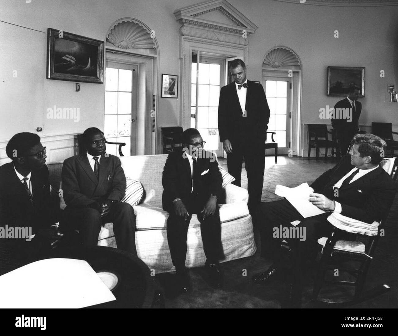 United States President John F. Kennedy Meeting with Foreign Minister ...