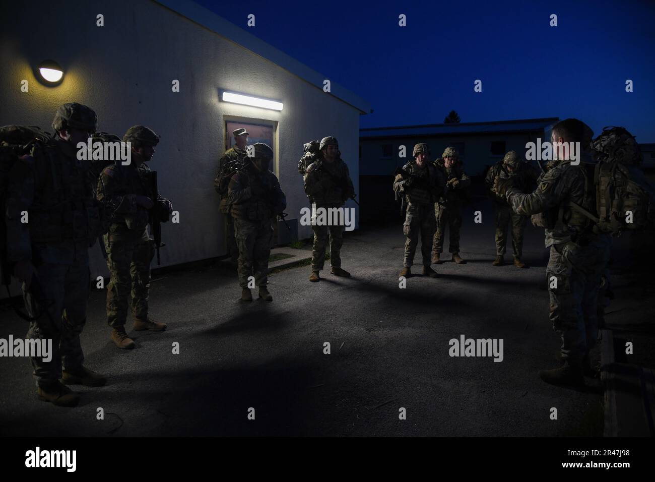 U.S. Soldiers assigned to Installation Management Command-Europe ...