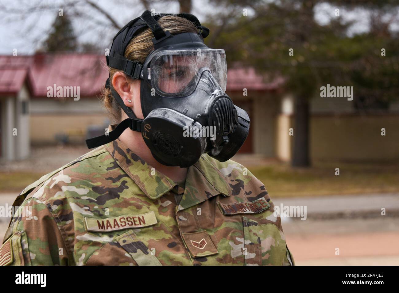 U.S. Air National Guard Senior Airman Julia Maassen, personnel support ...