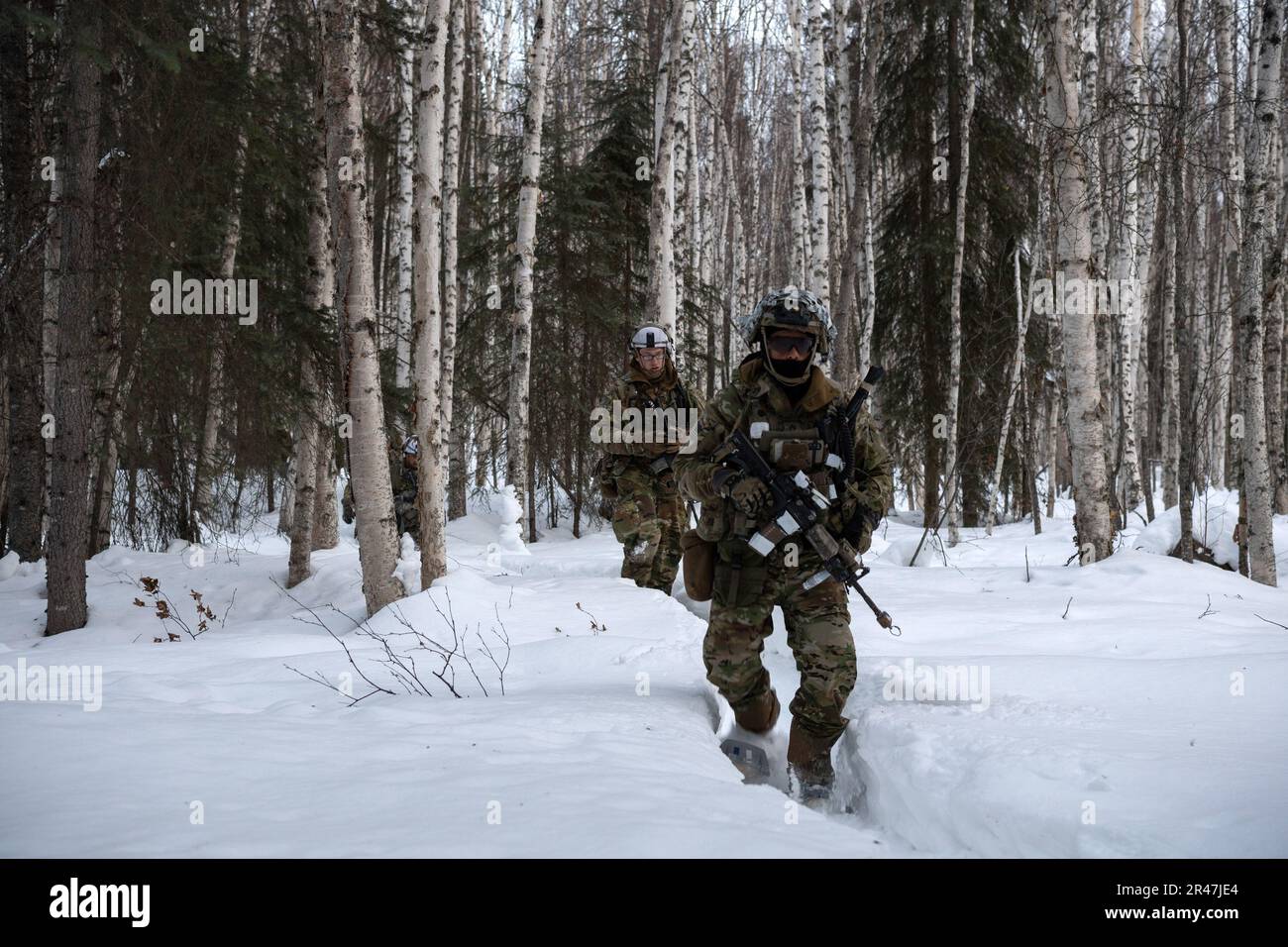 U.S. Army infantrymen with Blackfoot Company, 1st Battalion, 501st ...