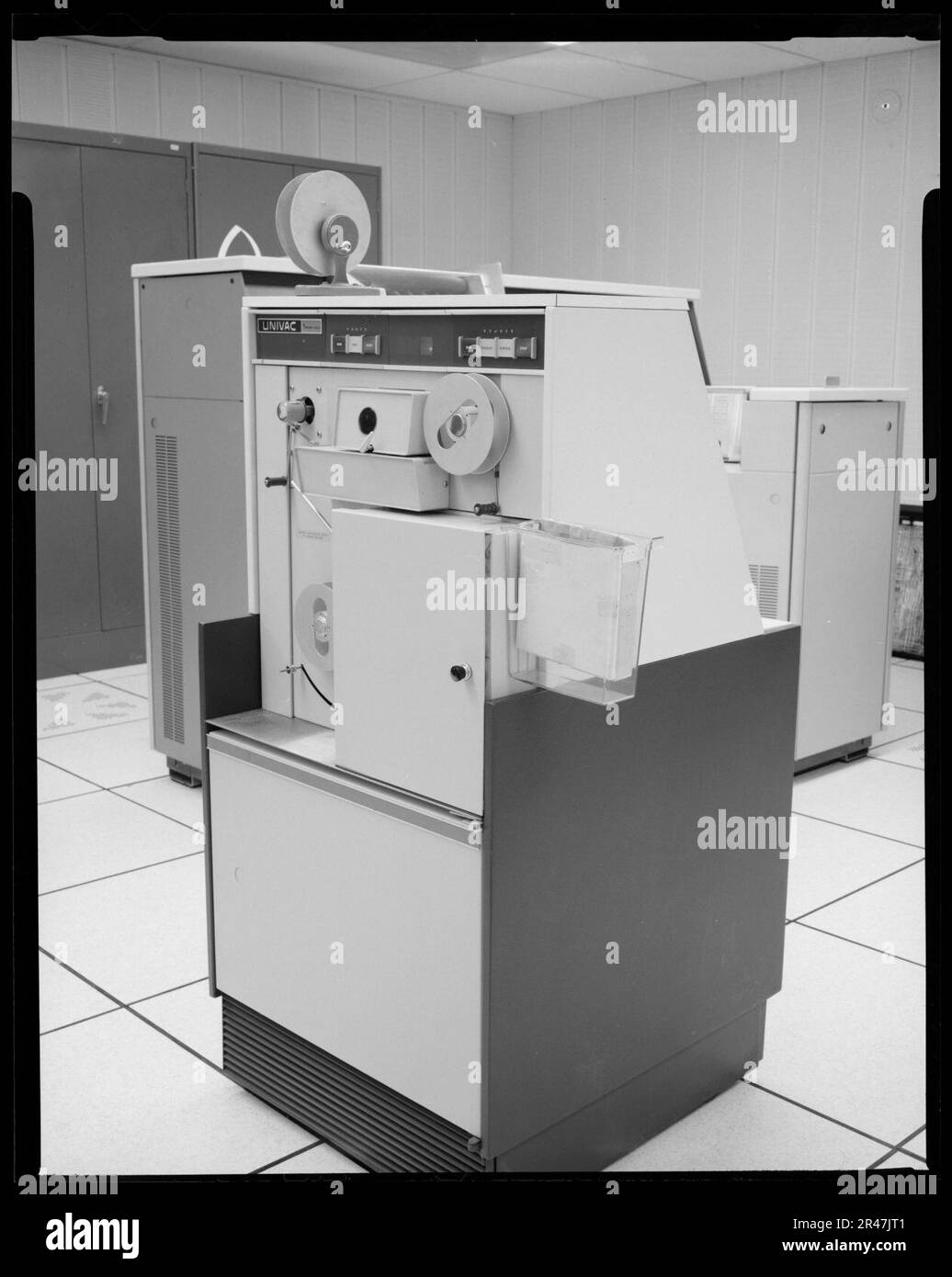 UNIVAC system (unidentified) tape drive, by the U.S. Army Natick ...