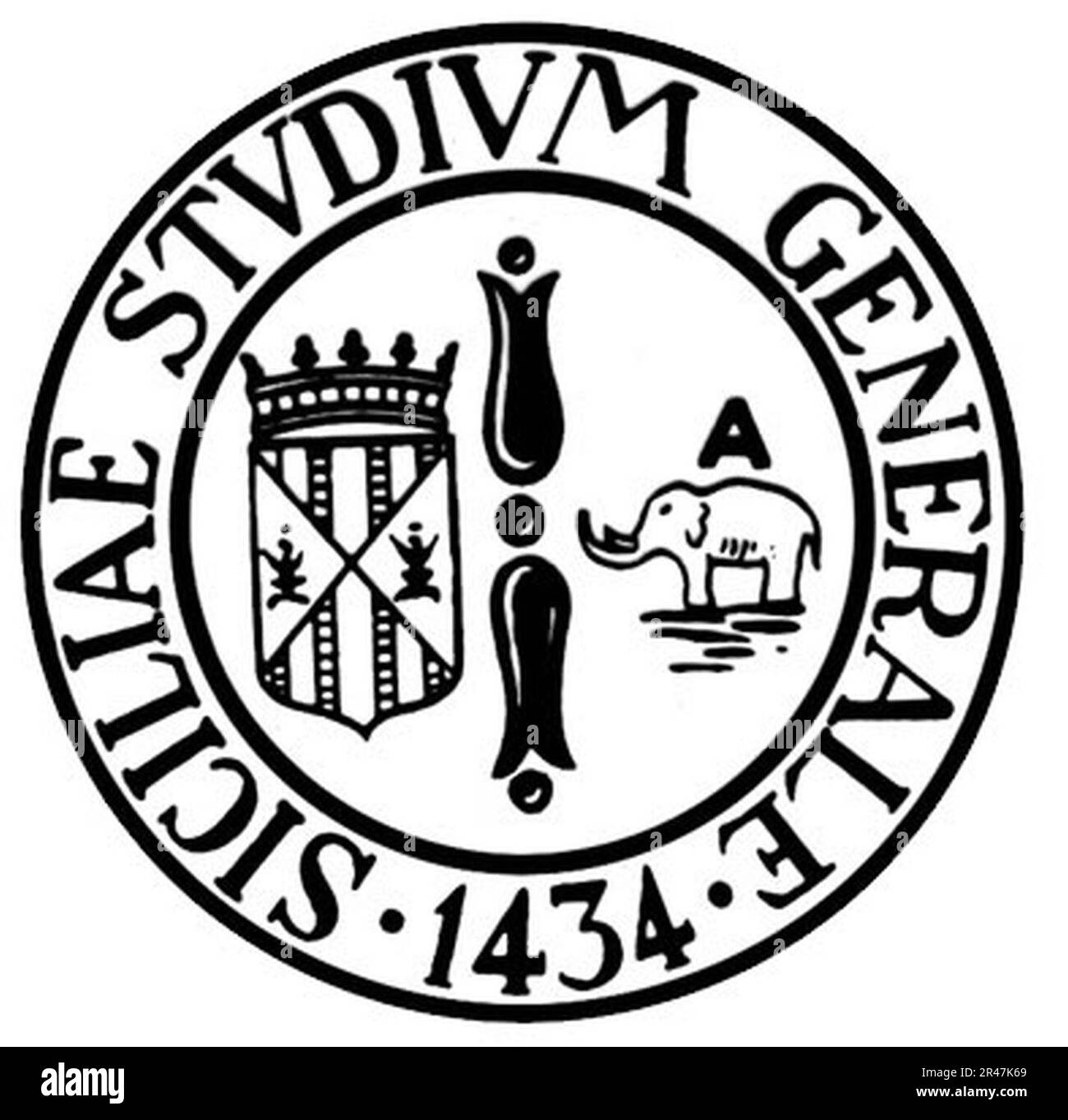 Università di Catania logo Stock Photo - Alamy