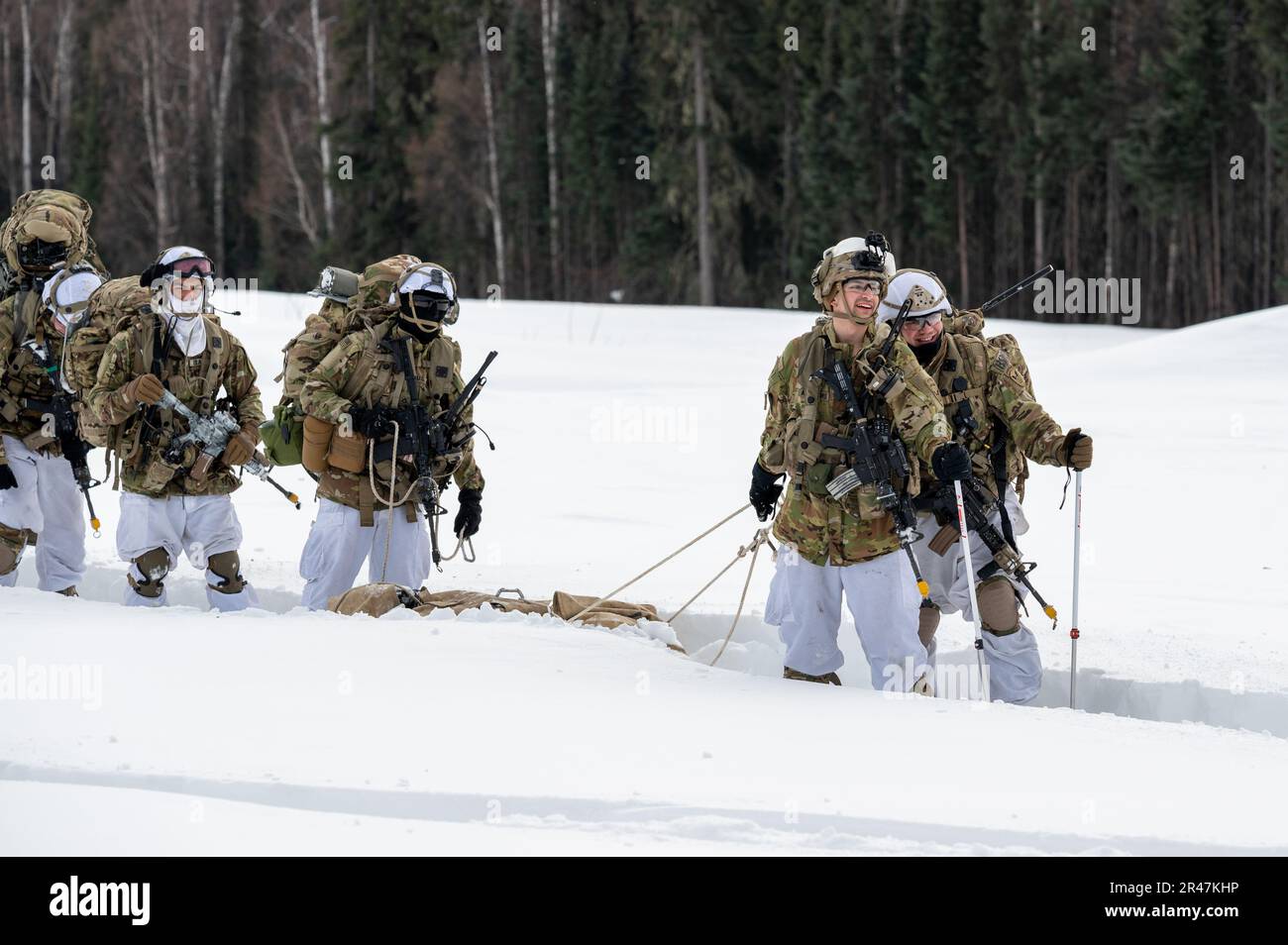 U.S. Army paratroopers assigned to the 3rd Battalion, 509th Parachute ...