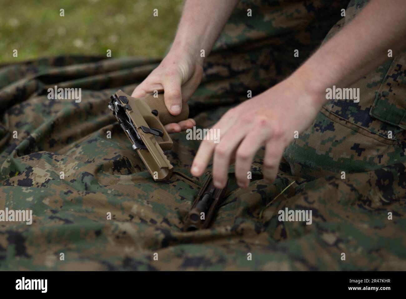 A U.S. Marine with 2d Assault Amphibian Battalion (AAbn), 2d Marine ...