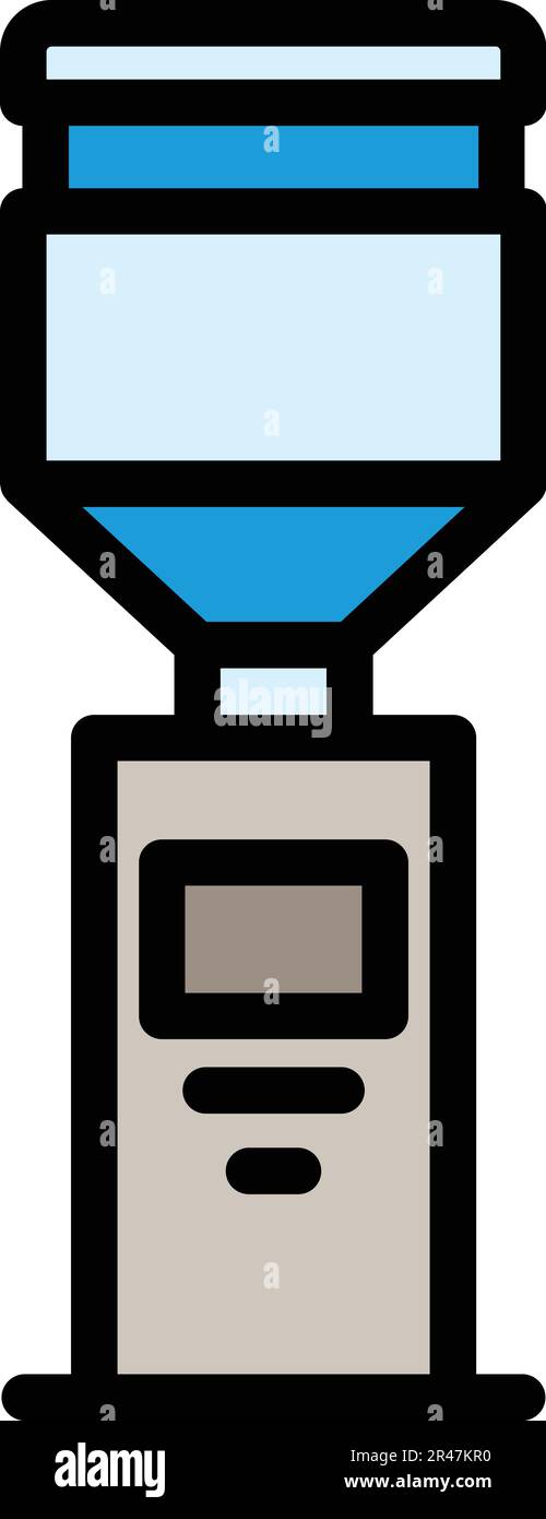 Drinking cooler icon. Outline Drinking cooler vector icon for web ...