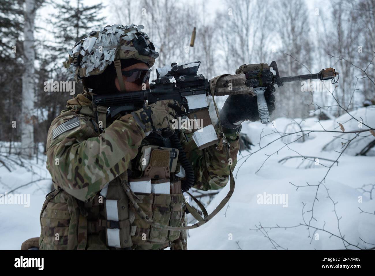 A U.S. Army infantryman with Blackfoot Company, 1st Battalion, 501st ...