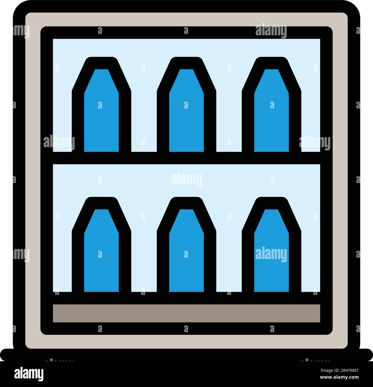 Automatic drink dispenser icon. Outline Automatic drink dispenser ...