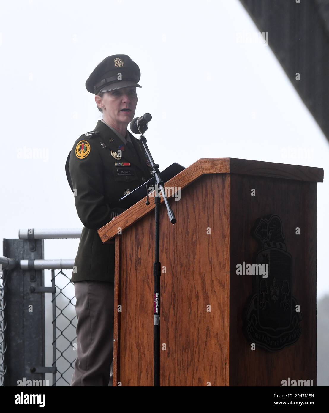 Col. Robin Husted, U.S. Africa Command's J-1, or personnel officer ...
