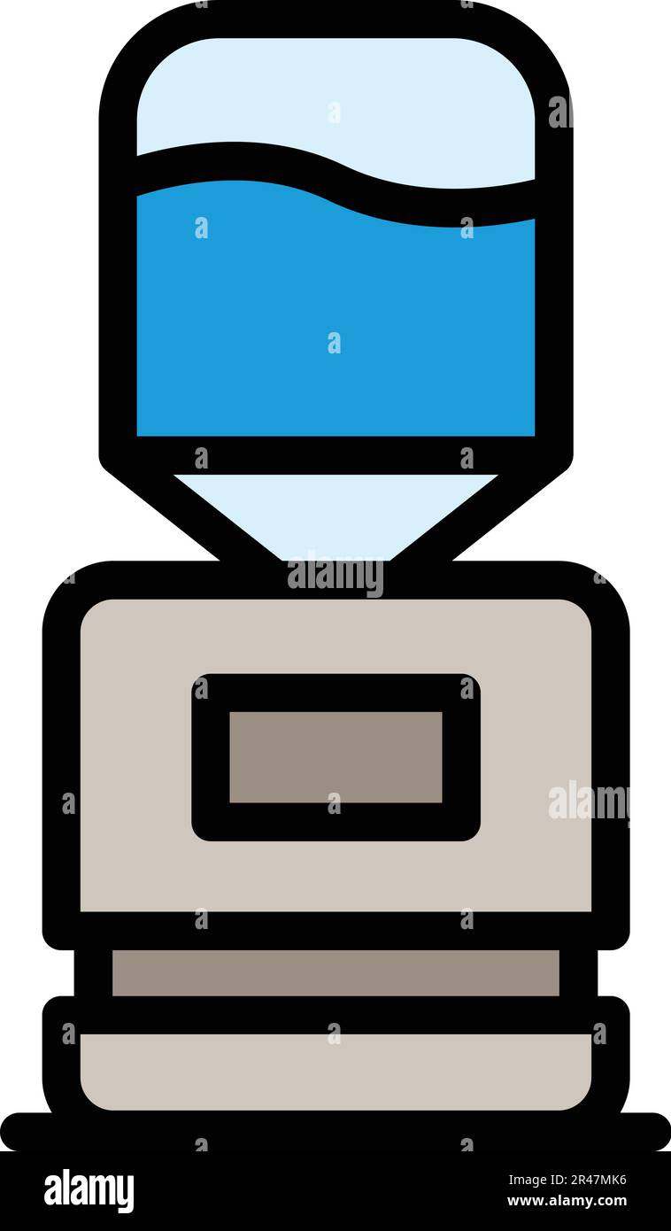 Gallon water icon. Outline Gallon water vector icon for web design ...