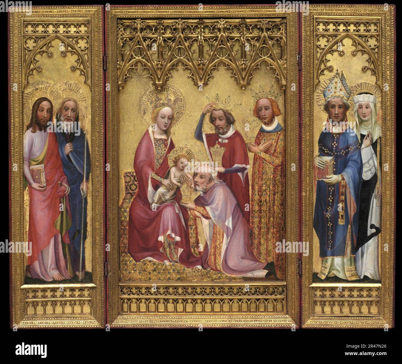 Unknown (German) - Adoration of the Magi, St. Severus and St. Walburga ...