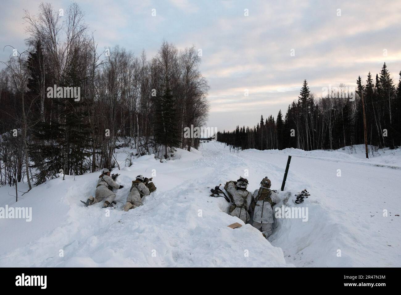 U.S. Army infantrymen with Bayonet Company, 1st Battalion, 5th Infantry ...