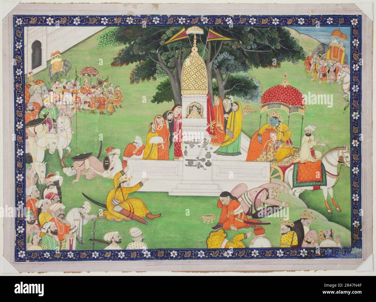 Unknown (Indian) - Abduction of Rukmini Stock Photo - Alamy