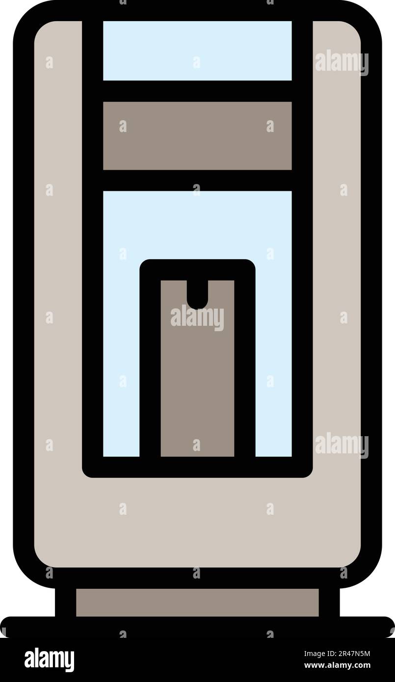 Merchandise vending machine icon. Outline Merchandise vending machine ...