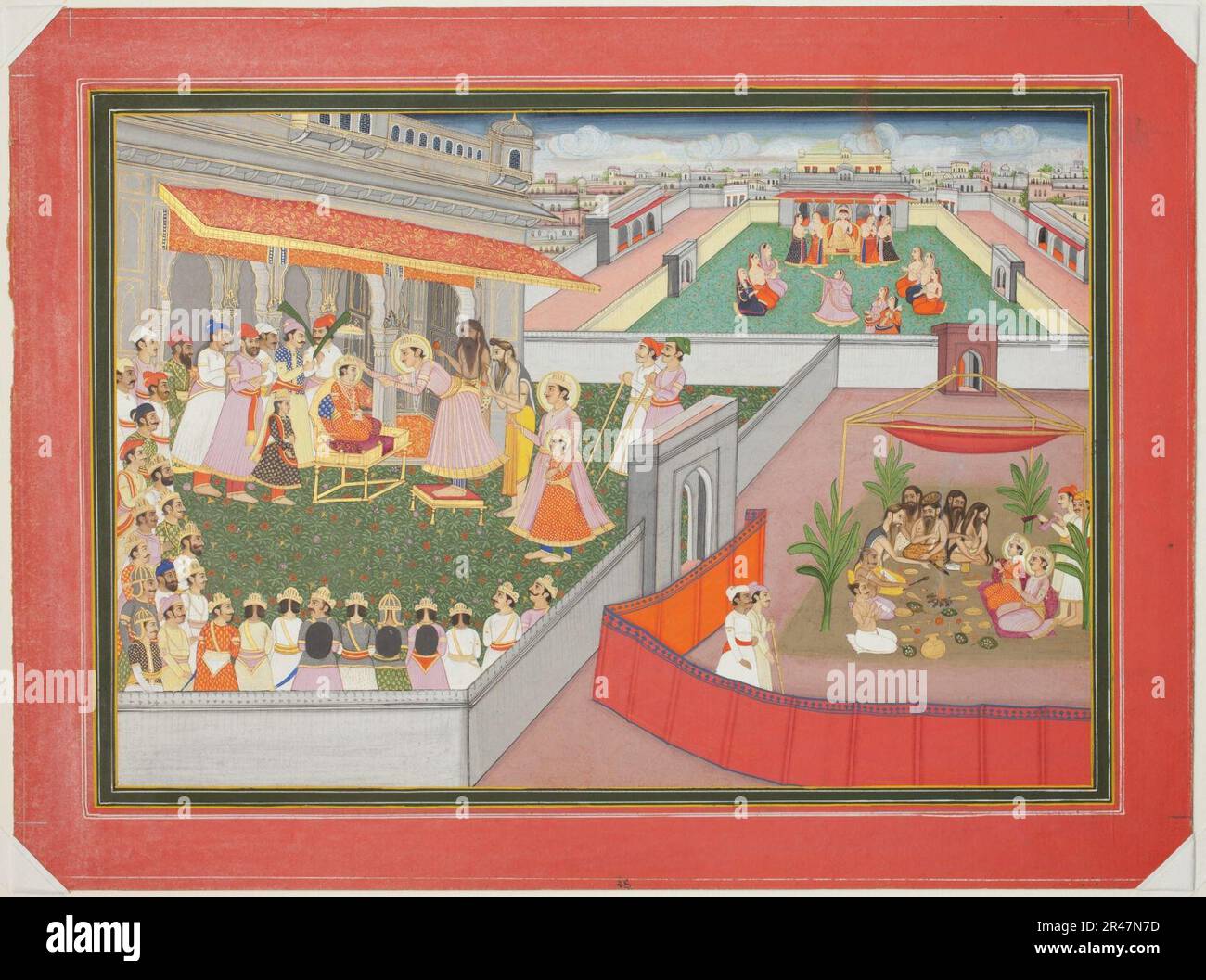 Indian court scene hi-res stock photography and images - Alamy