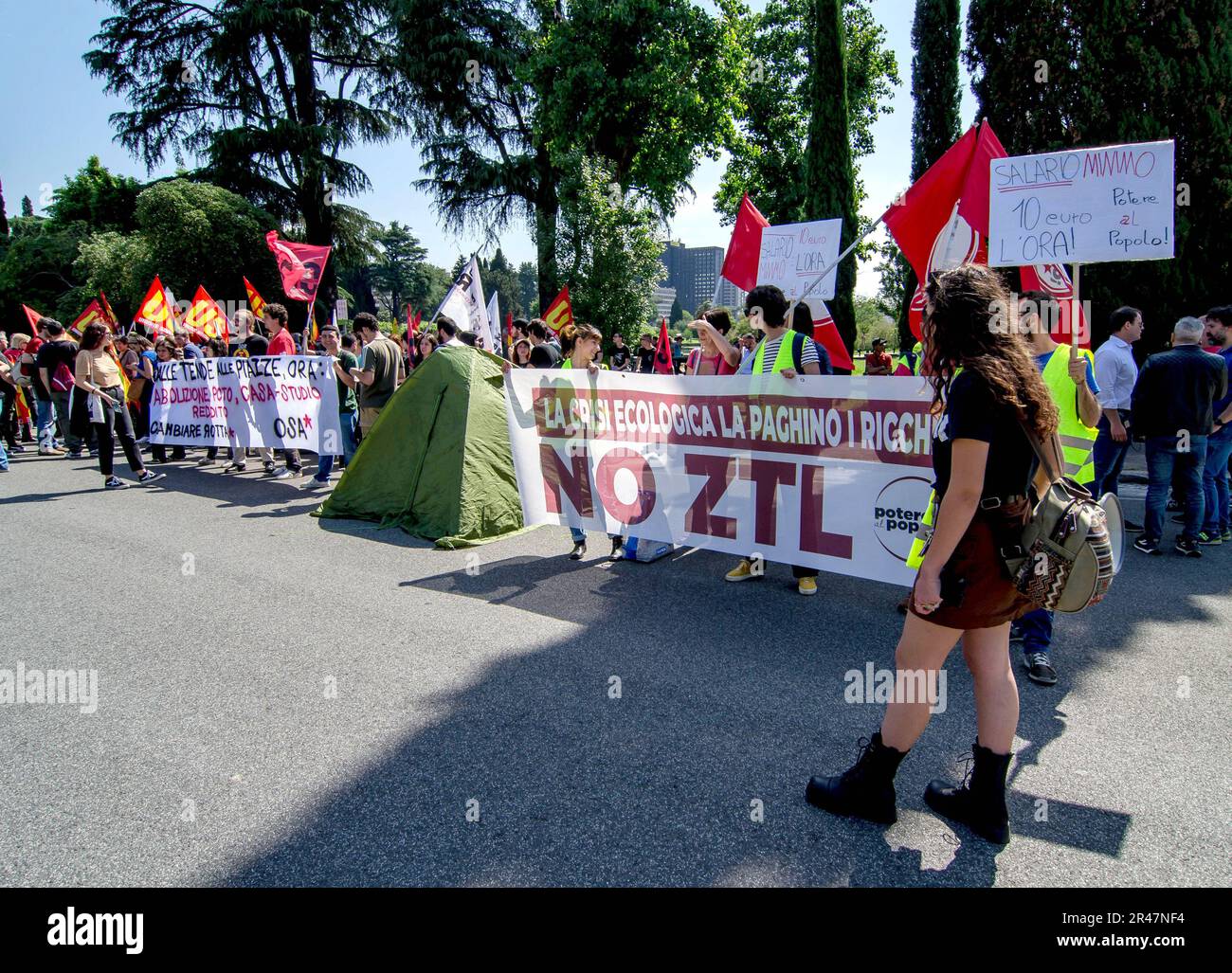Rome, Italy. 26th May, 2023. General strike and demonstration in 24 ...
