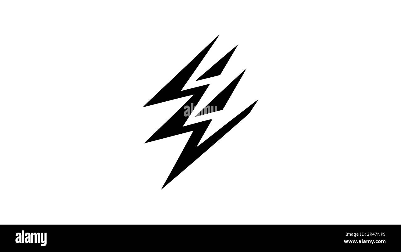 Lightning, electric power vector logo design element. Energy and thunder electricity symbol ...
