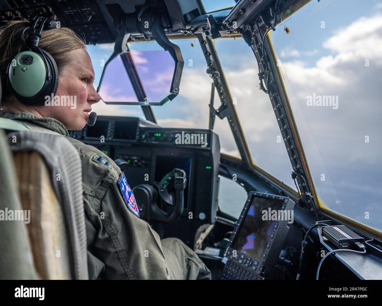 U.S. Air Force Capt. Megan Kraynak, 37th Airlift Squadron C-130J Super ...