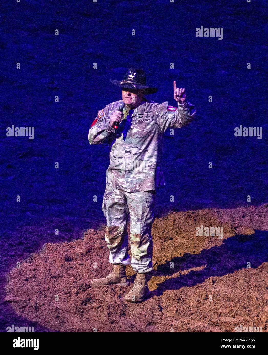 U.S. Army Lt. Gen. John R. Evans, Army North commanding general, speaks ...