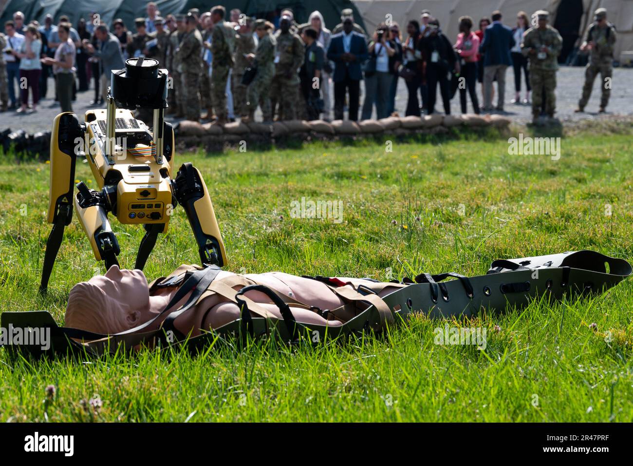 SPOT the agile mobile robot assess the vital signs of a notional ...