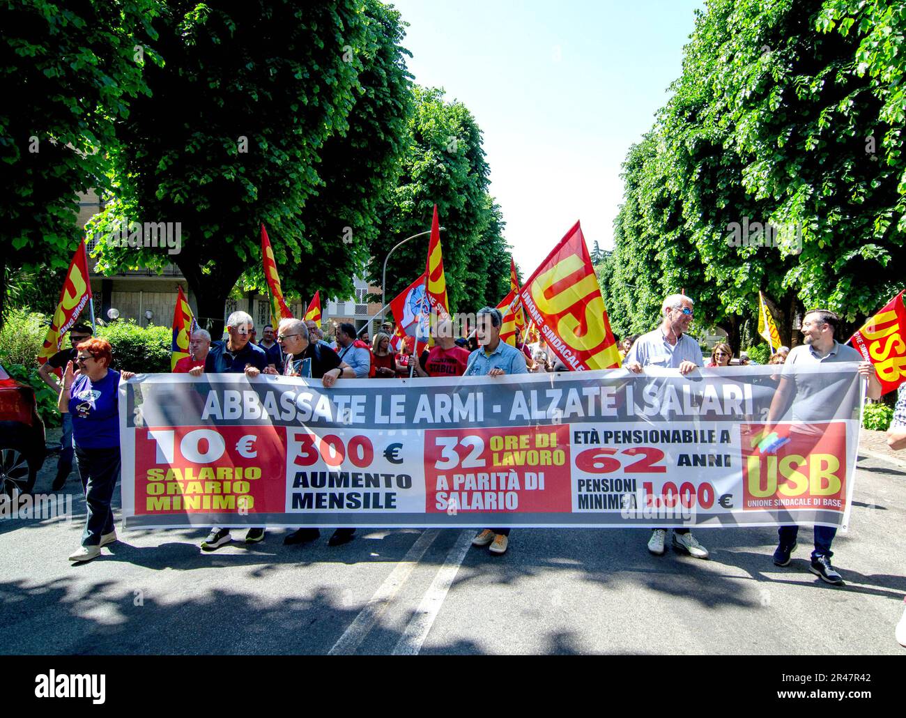 Rome, Italy, Italy. 26th May, 2023. General strike and demonstration in ...