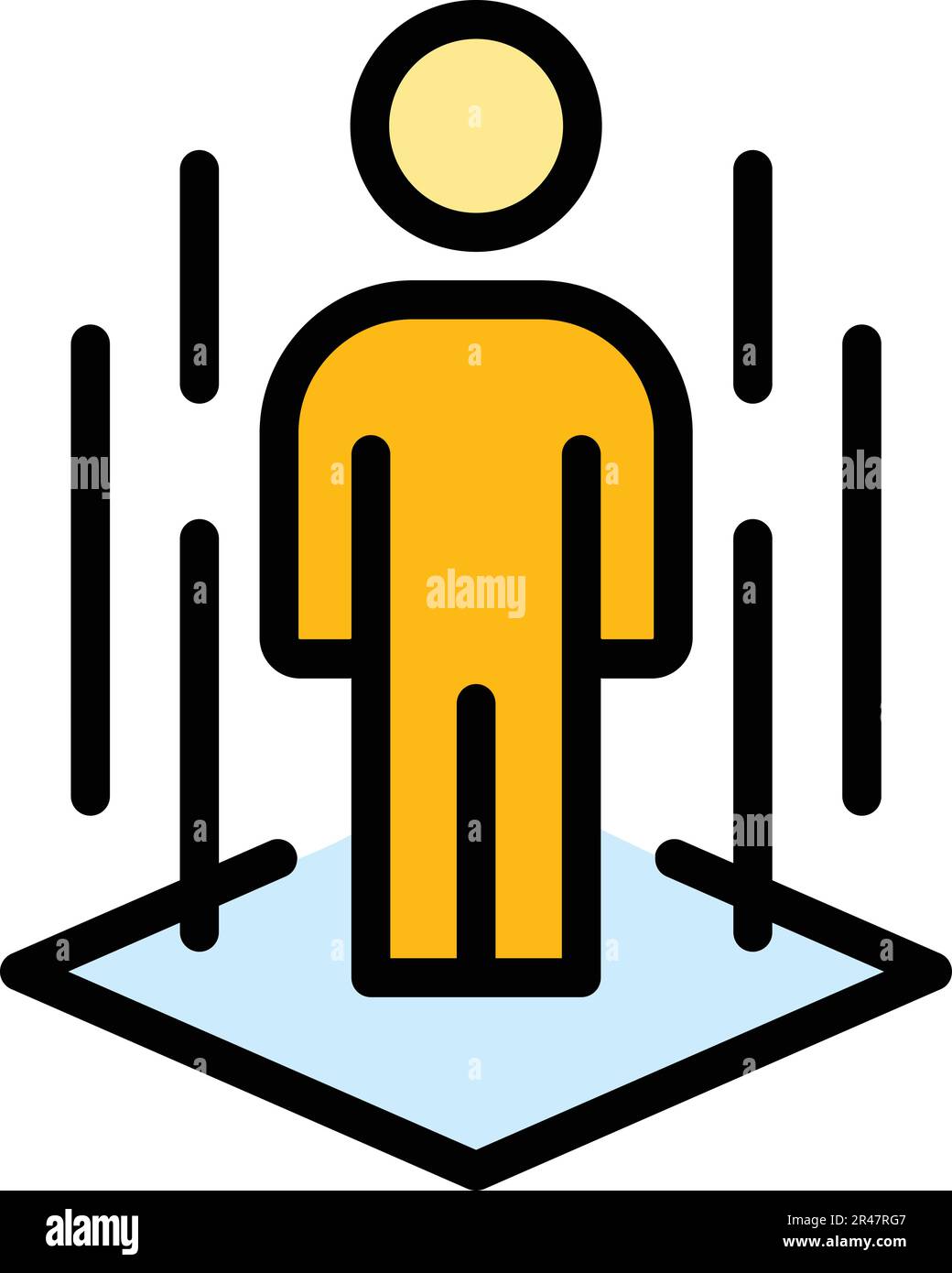 Ar platform icon. Outline Ar platform vector icon for web design ...