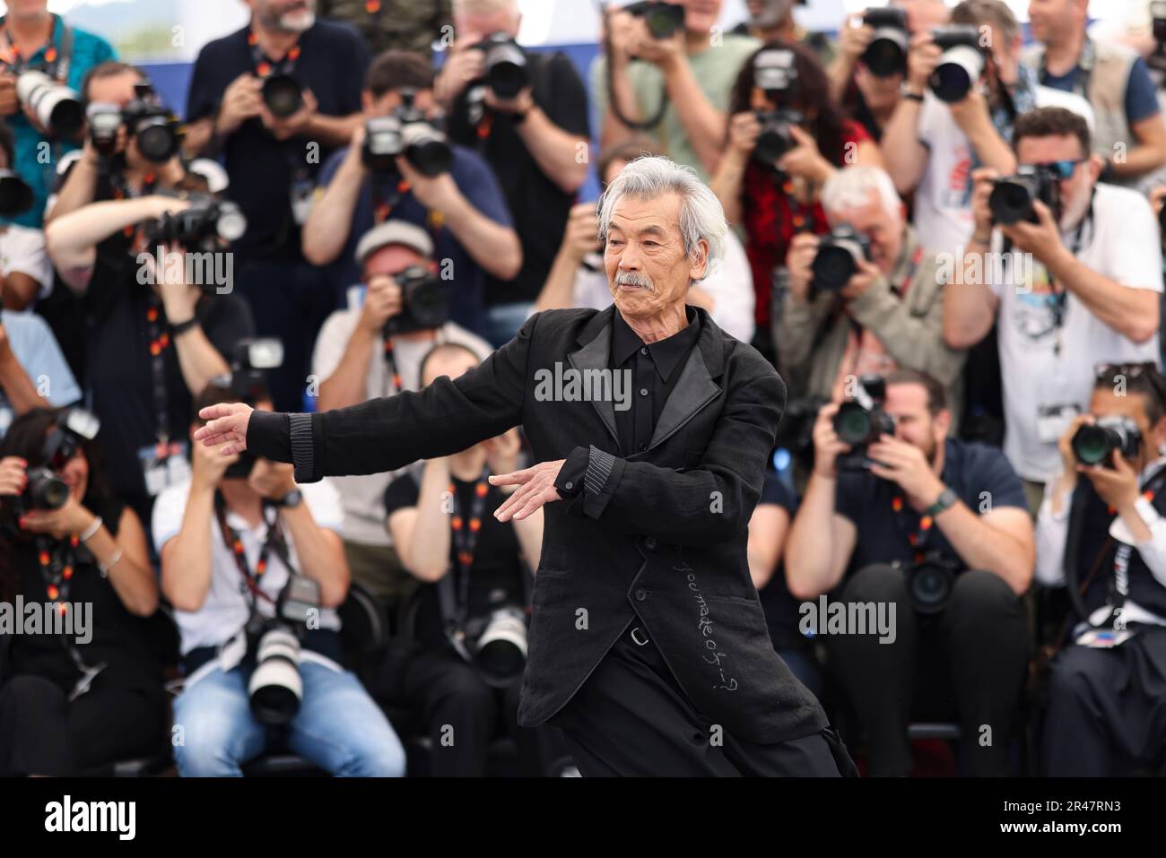 Min Tanaka poses for photographers at the photo call for the film ...