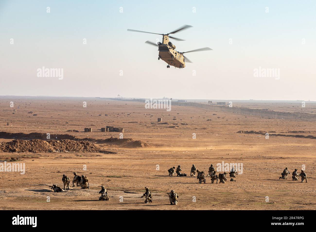 A CH-47 Chinook flown by U.S. Army pilots from 2nd Battalion, 149th ...