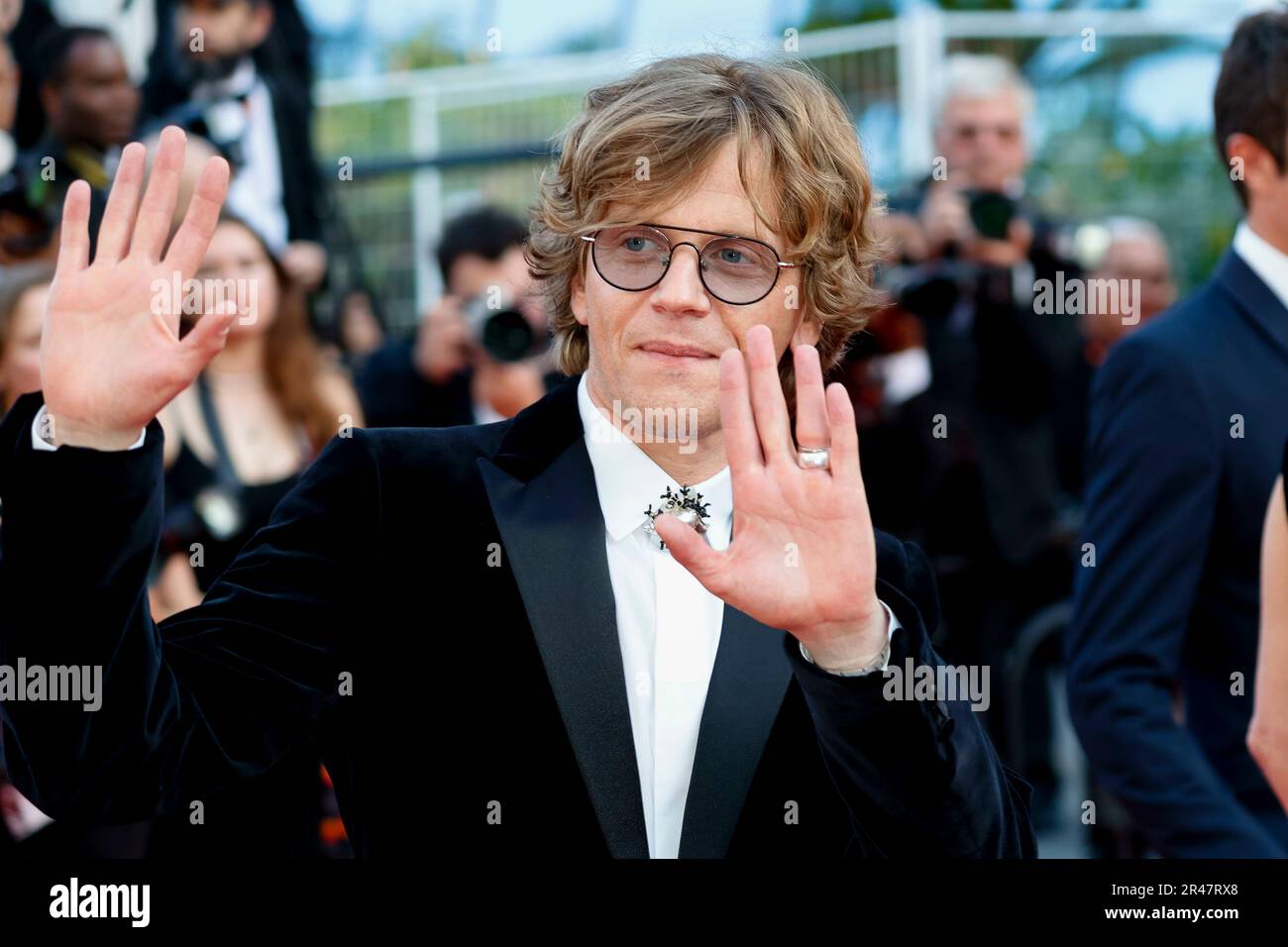 Alex Lutz attends the 'The Old Oak' premiere during the 76th Cannes ...