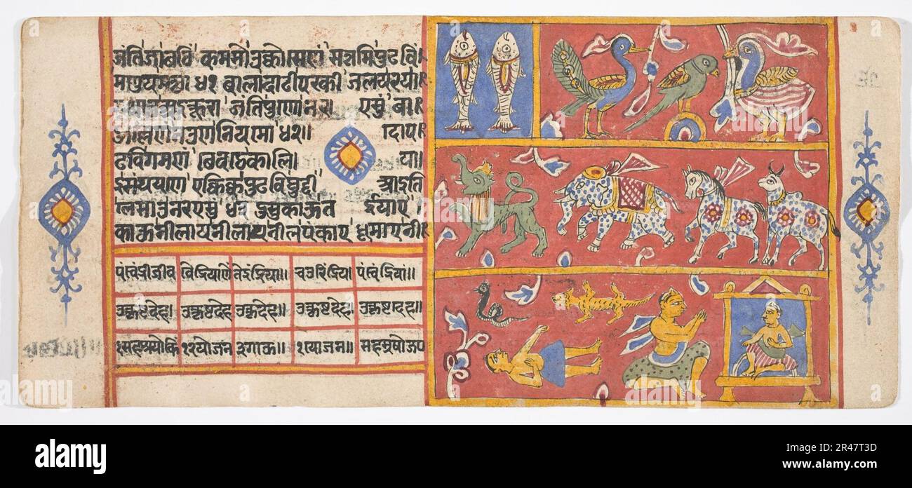 Unknown (Indian) - Tantric Manuscript ''Sangrahani Sutra'' Stock Photo ...