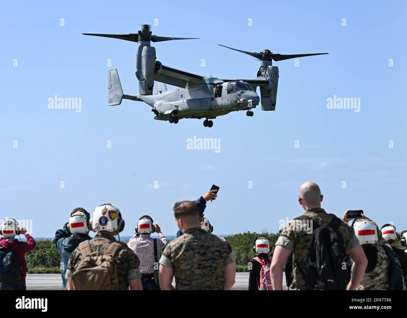 IE SHIMA, Japan (March 28, 2023) Community members participating in the ...