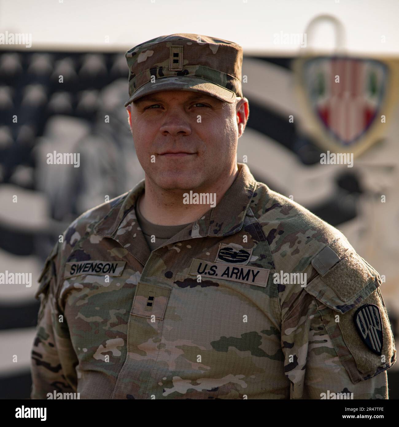 U.S. Army Chief Warrant Officer 2 Ronald Swenson, a mobility officer ...