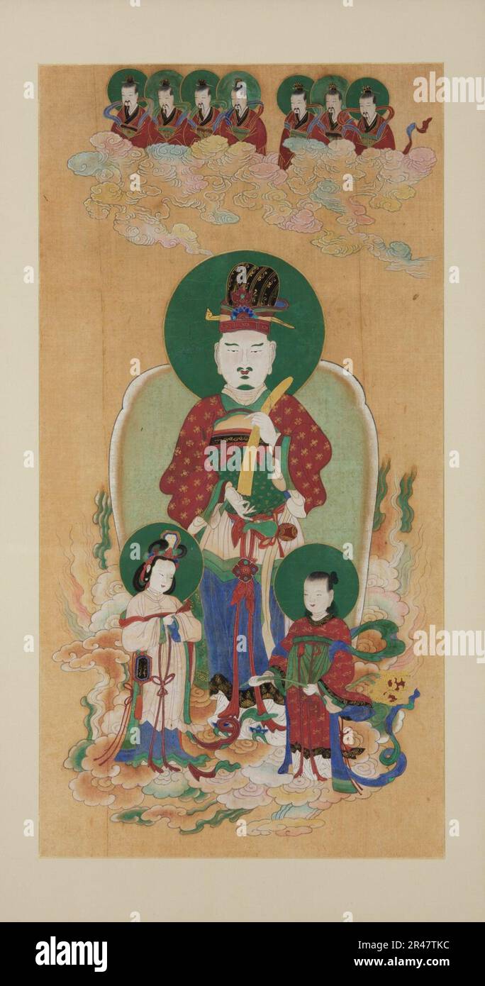 Unknown (Korean) - Daoist Official of Heaven with Seven Stars and Jade ...