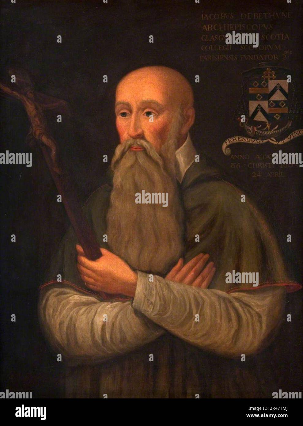 Unknown artist - Cardinal James Beaton (1517–1603), Chancellor of the ...