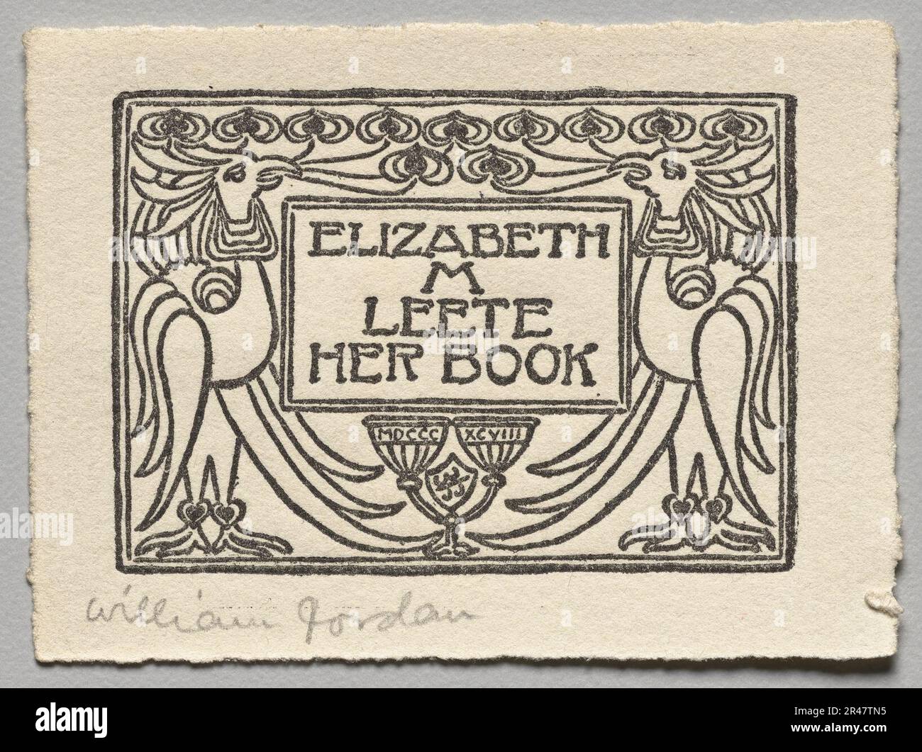 The artist bookplate hi-res stock photography and images - Alamy