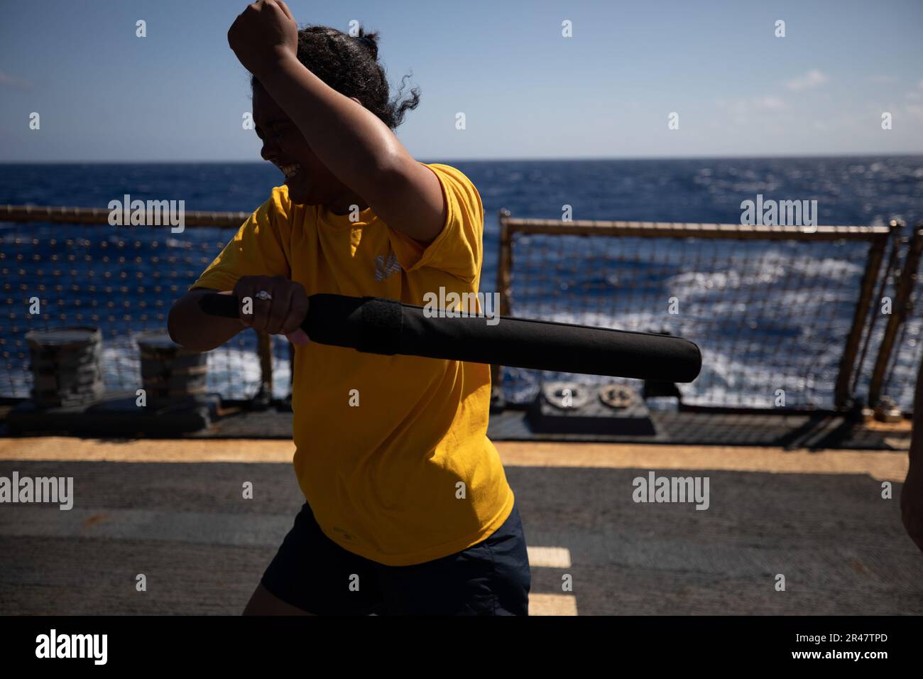 ATLANTIC OCEAN (March 8, 2023) Electrician's Mate 3rd Class Logan Bull ...