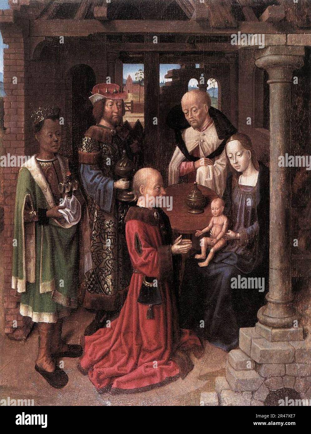 Unknown painter - Adoration of the Magi Stock Photo - Alamy