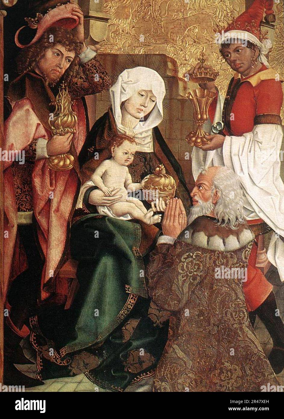 Unknown painter - Adoration of the Magi Stock Photo - Alamy