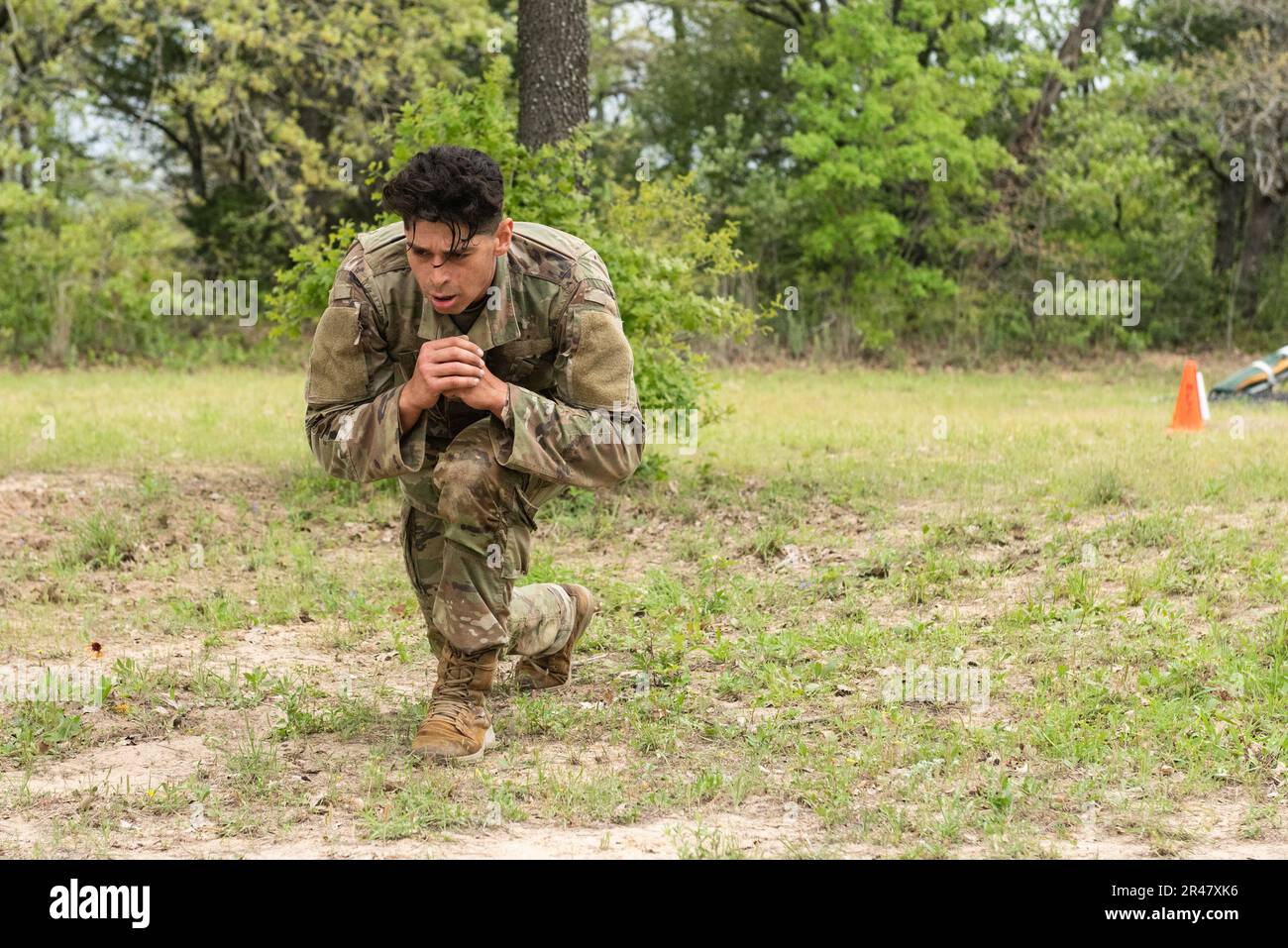 Texas Army National Guard Spc. Fernando Torres, 133rd Field Artillery ...