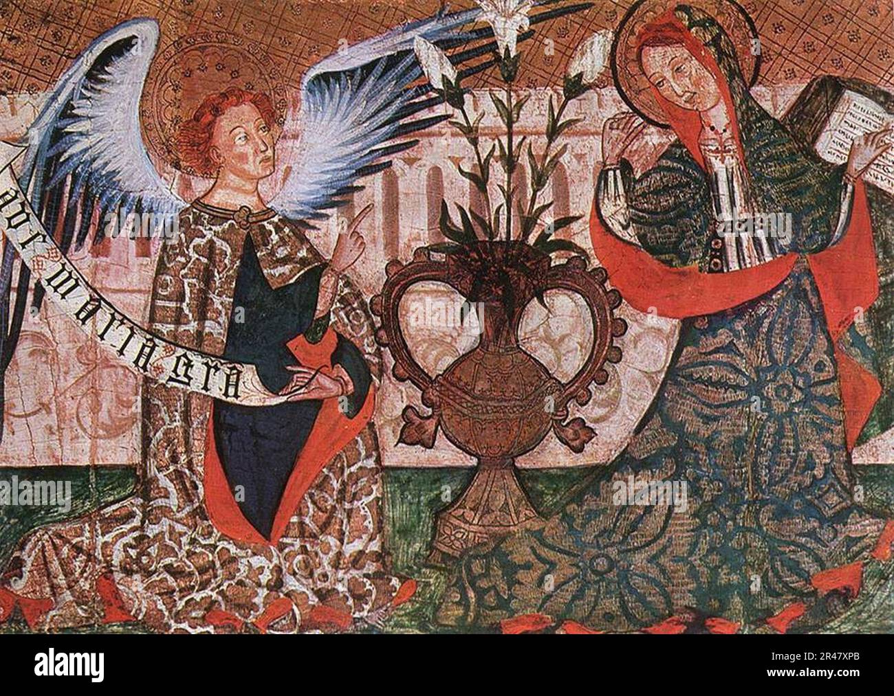 Unknown painter - The Annunciation Stock Photo - Alamy