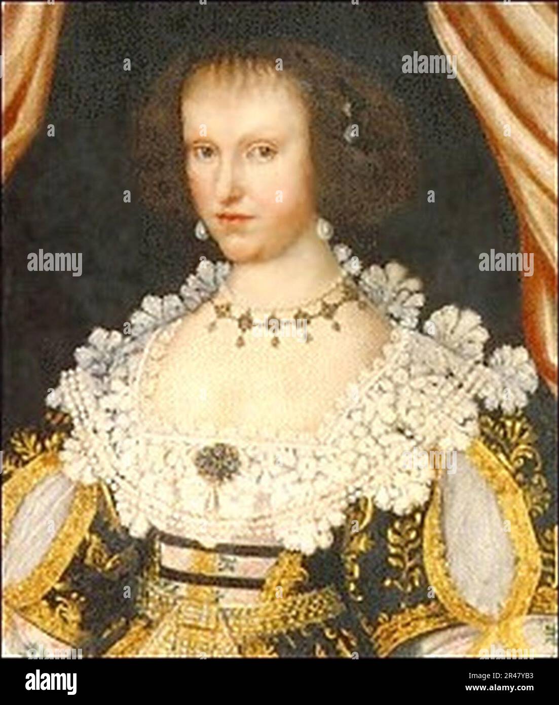 Unknown woman called Anna Princess of Sweden Stock Photo - Alamy