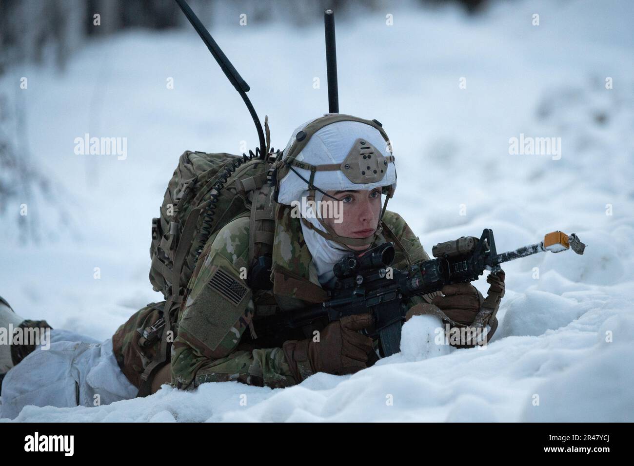 A U.S. Army infantryman with Blackfoot Company, 1st Battalion, 501st ...