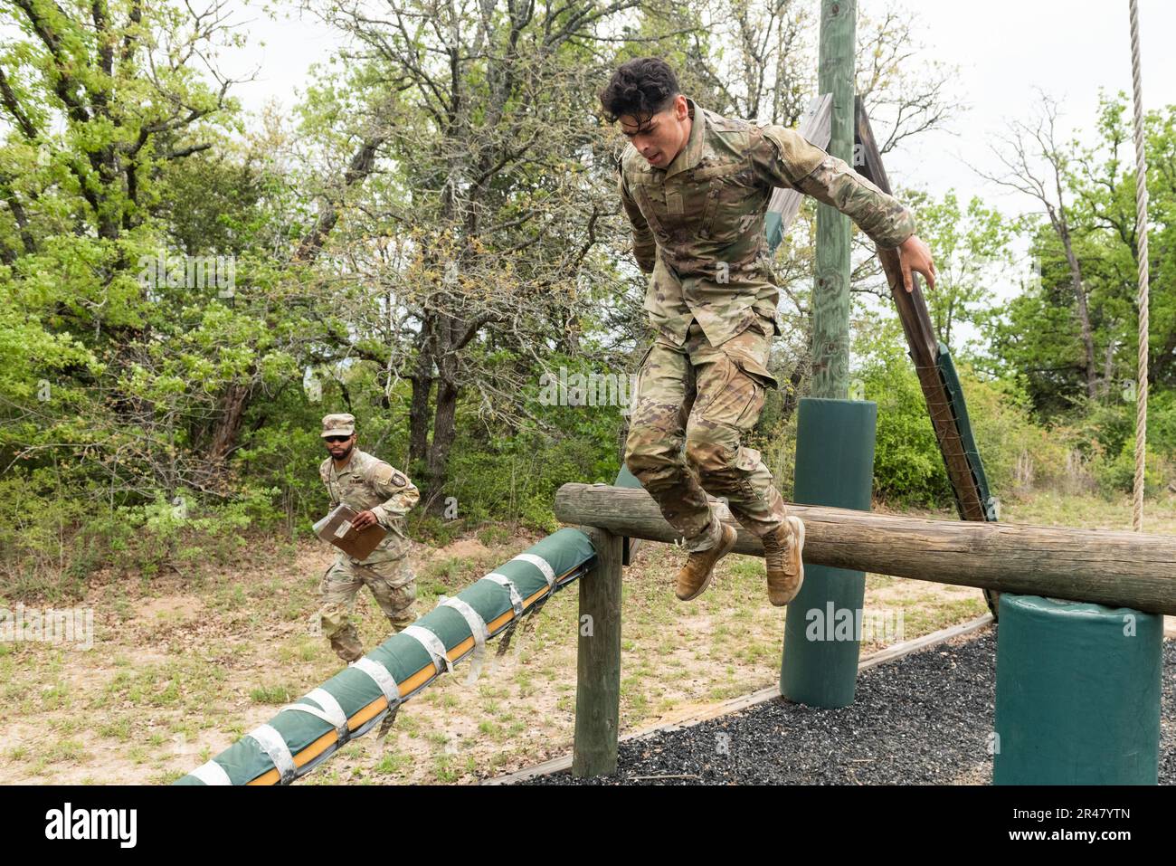 Texas Army National Guard Spc. Fernando Torres, 133rd Field Artillery Regiment El Paso ...