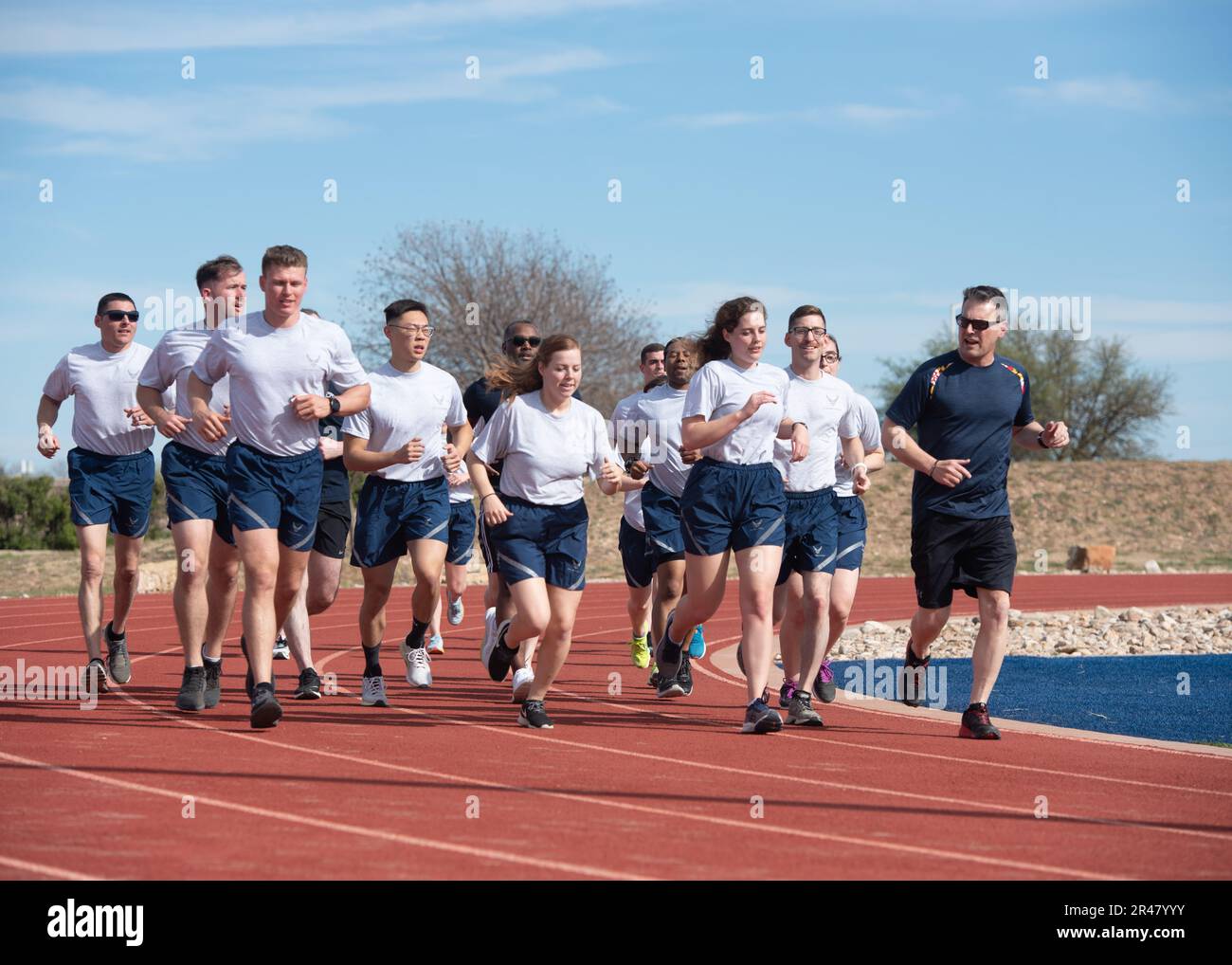 U.S. Air Force Col. Craig Miller, far right, 70th Intelligence ...