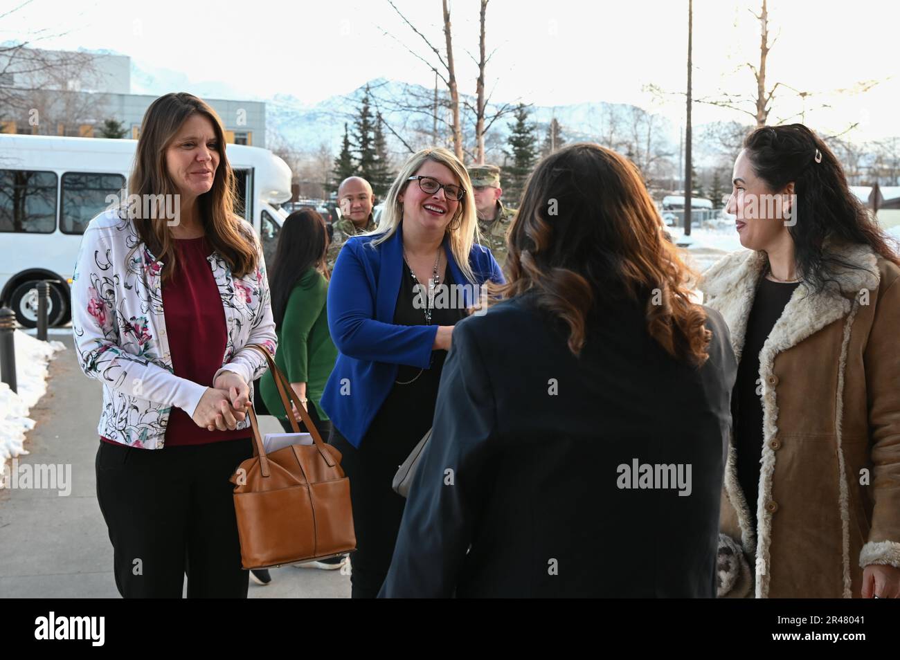Amy Berg, spouse of the senior enlisted leader of Alaskan NORAD Region ...