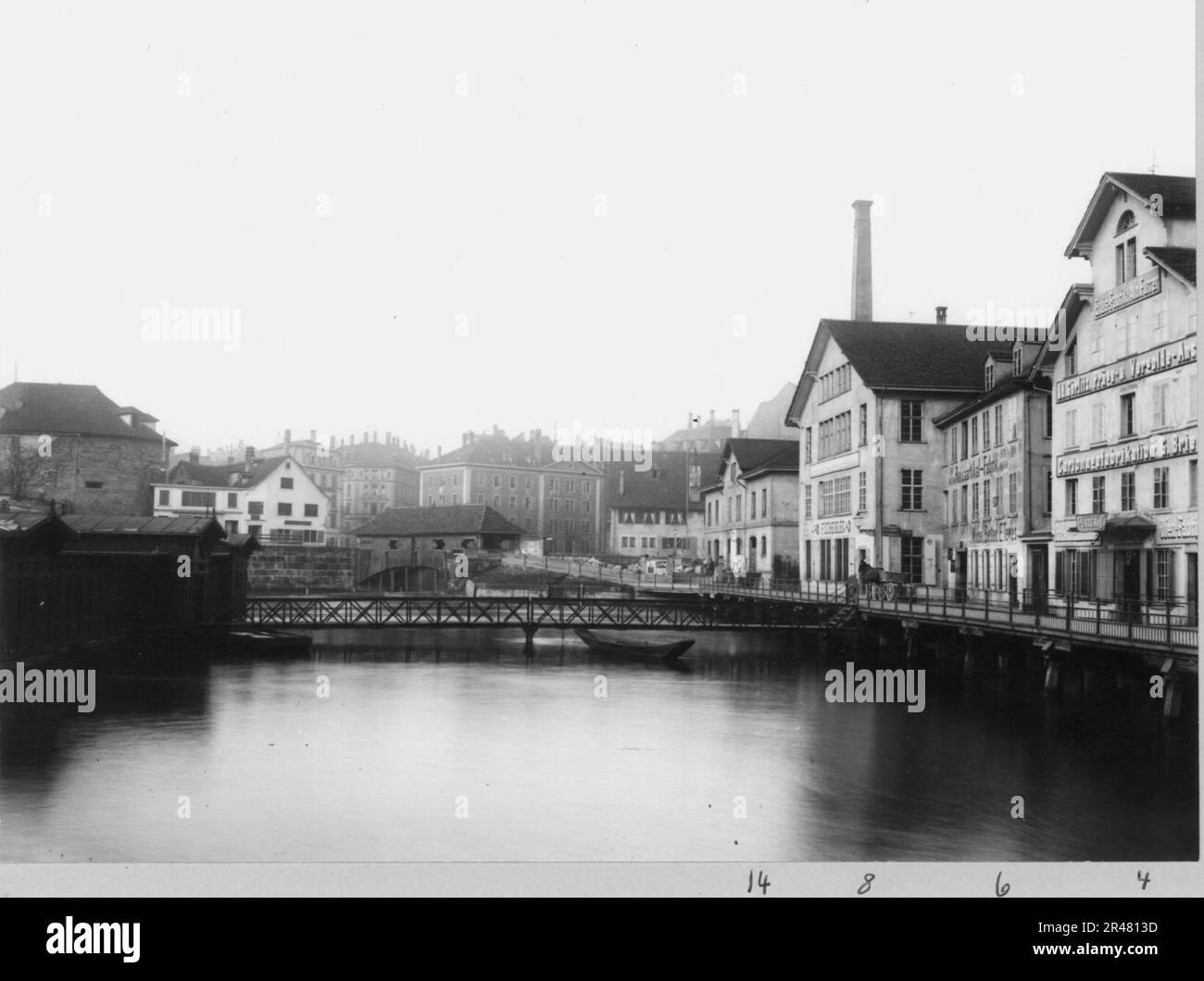 Unt Mühlesteg 6 1899 5008 Stock Photo - Alamy